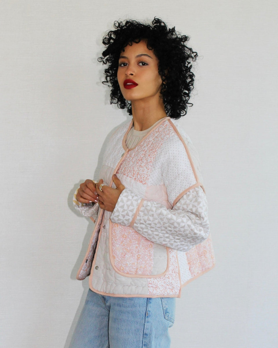 Lillie Quilted Jacket – Made from Vintage & End-of-Series Quilts ...